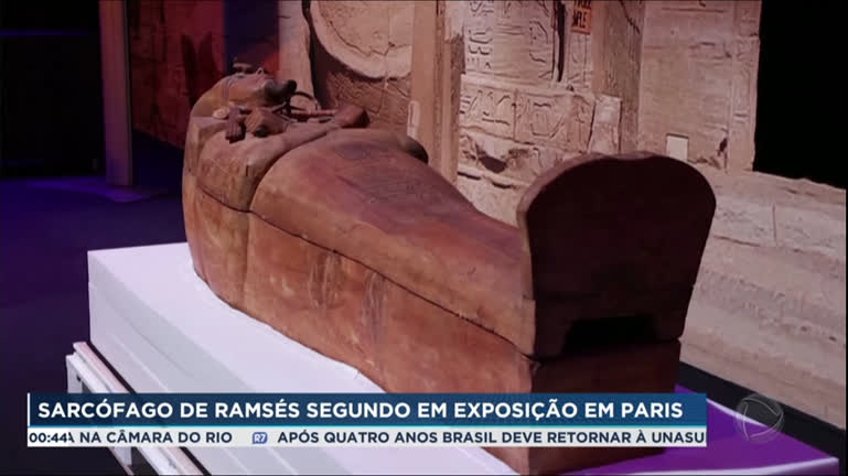Sarcófago do faraó Ramsés Segundo é atração em exposição na França - JR ...