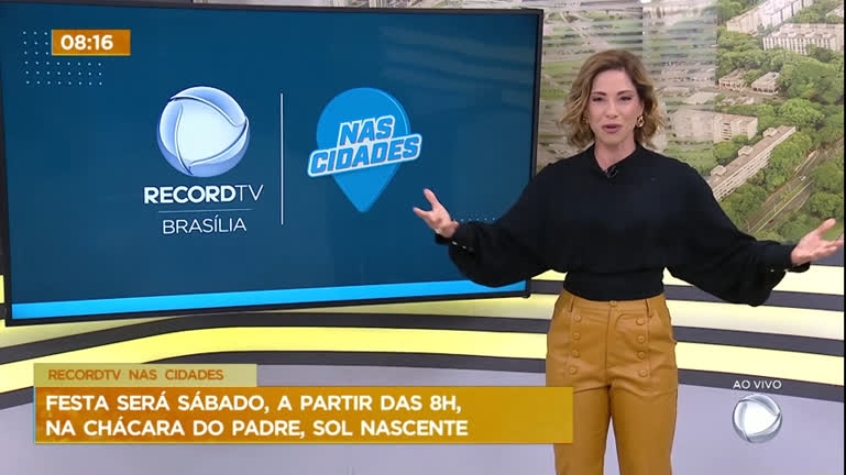Record TV nas Cidades acontece neste sábado (27) no Sol Nascente (DF ...