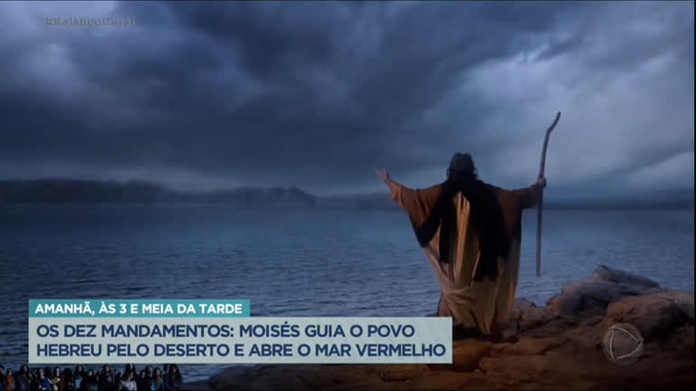 Moisés Vai Abrir O Mar Vermelho Na Próxima Terça 13 Em Os Dez