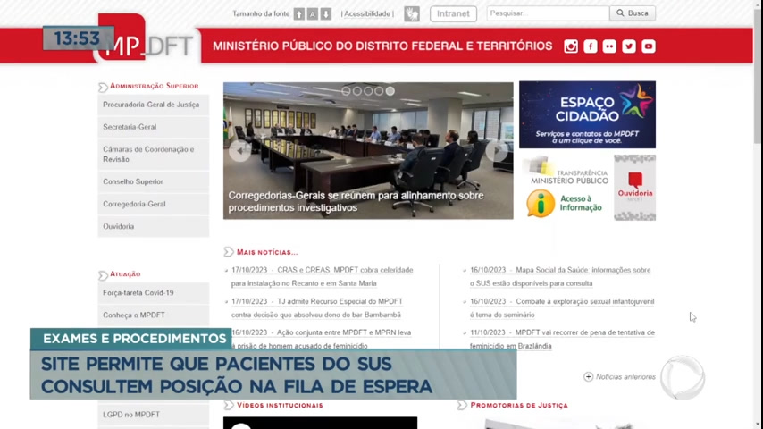Site permite pacientes do SUS consultem posição em fila de espera para ...