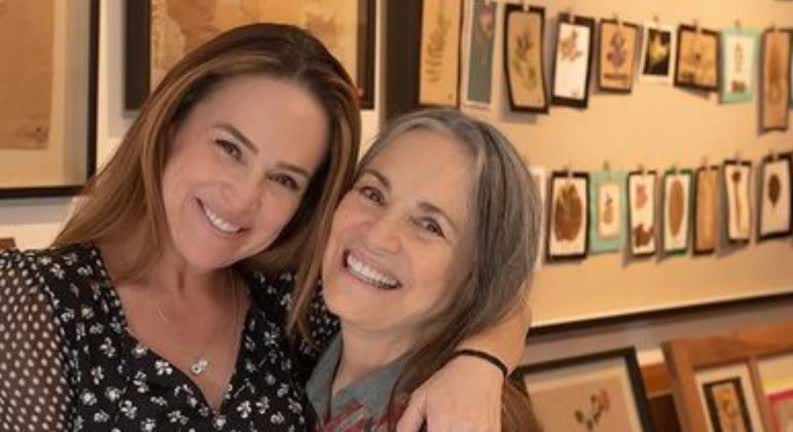 Regina Duarte estreia como artista plástica e inaugura exposição de ...