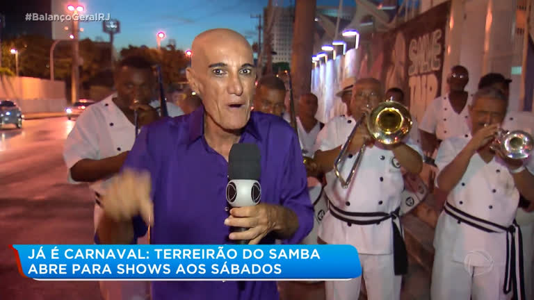 Amin Khader vai a shows na Terreirão do Samba - RecordTV - R7 Balanço ...