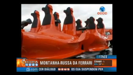 Felipe Massa e Fernando Alonso mostram carro de montanha-russa de ...