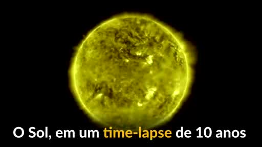 Nasa divulga time-lapse do Sol feito ao longo de 10 anos - Notícias ...