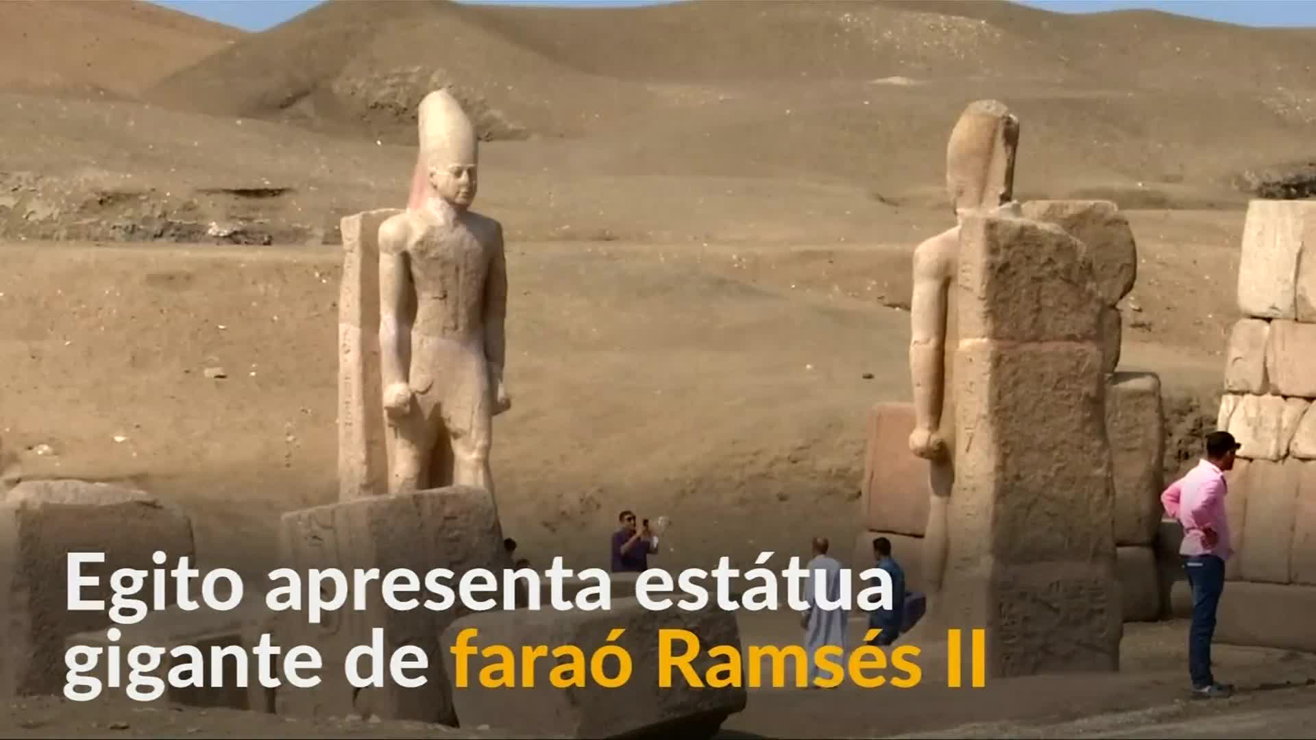 Egito apresenta estátua gigante de faraó Ramsés II - Notícias - R7 ...